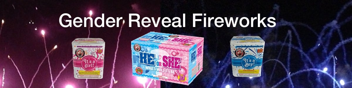 Buy Gender Reveal Fireworks Online | Captain Boom