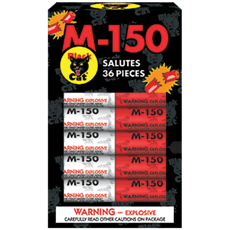 M150 Red and Sliver Salutes | Captain Boom Fireworks