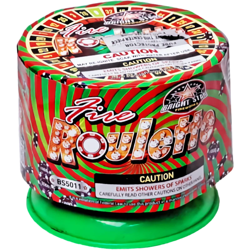 Fire Roulette Fountain | Captain Boom Fireworks