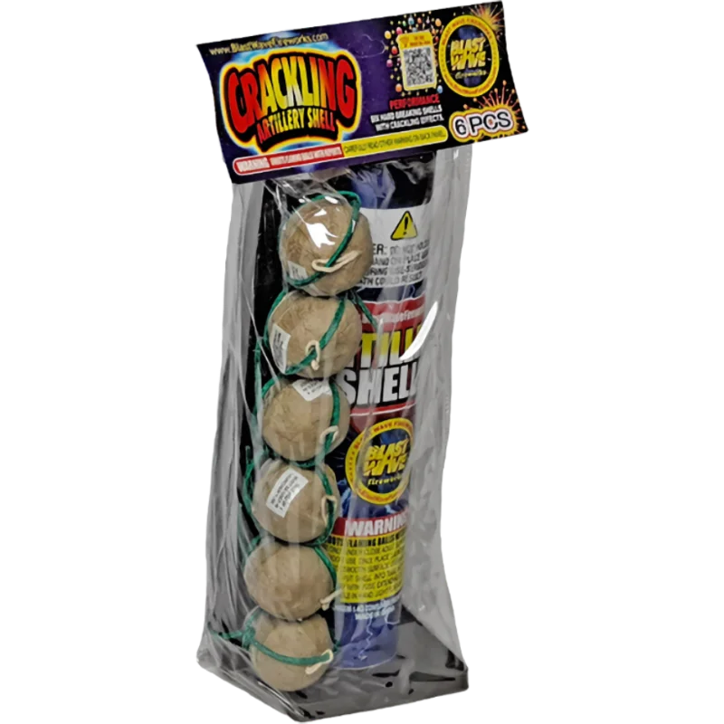 Blast Wave Crackling Artillery Shell Poly Pack | Captain Boom Fireworks