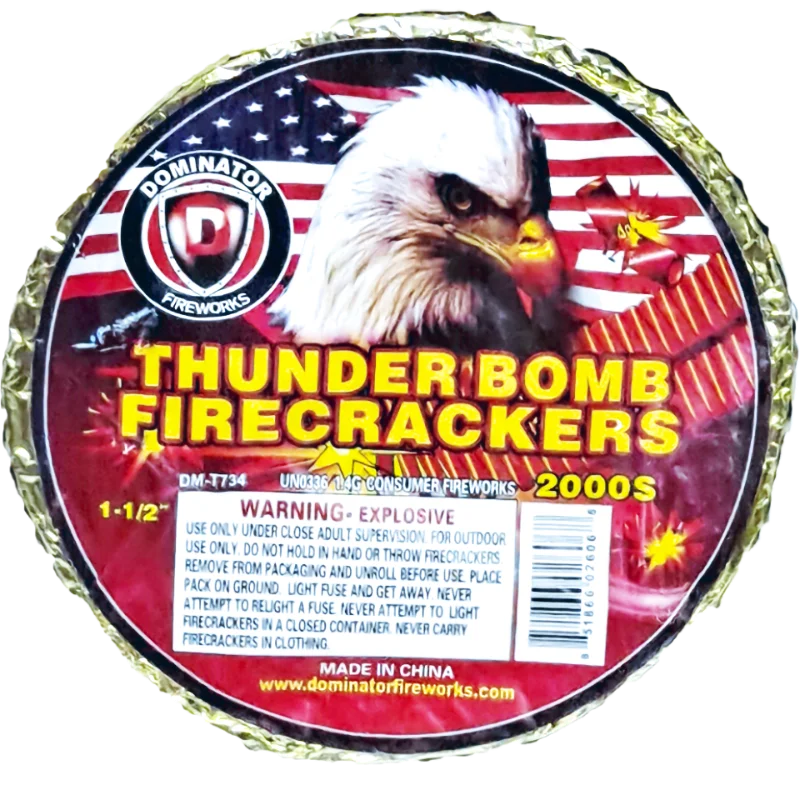 Dominator Firecrackers - 2000 Roll | Captain Boom Fireworks