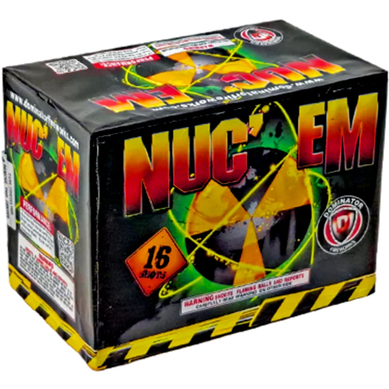 Nuc Em 200 Gram Cake | Captain Boom Fireworks