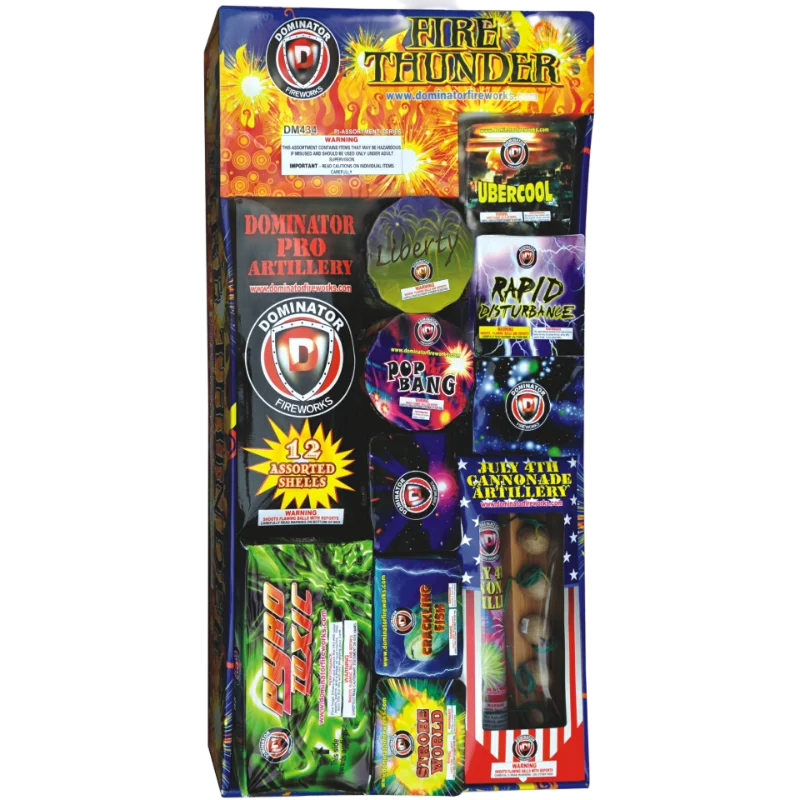 Fire Thunder Fireworks Assortment | Captain Boom Fireworks