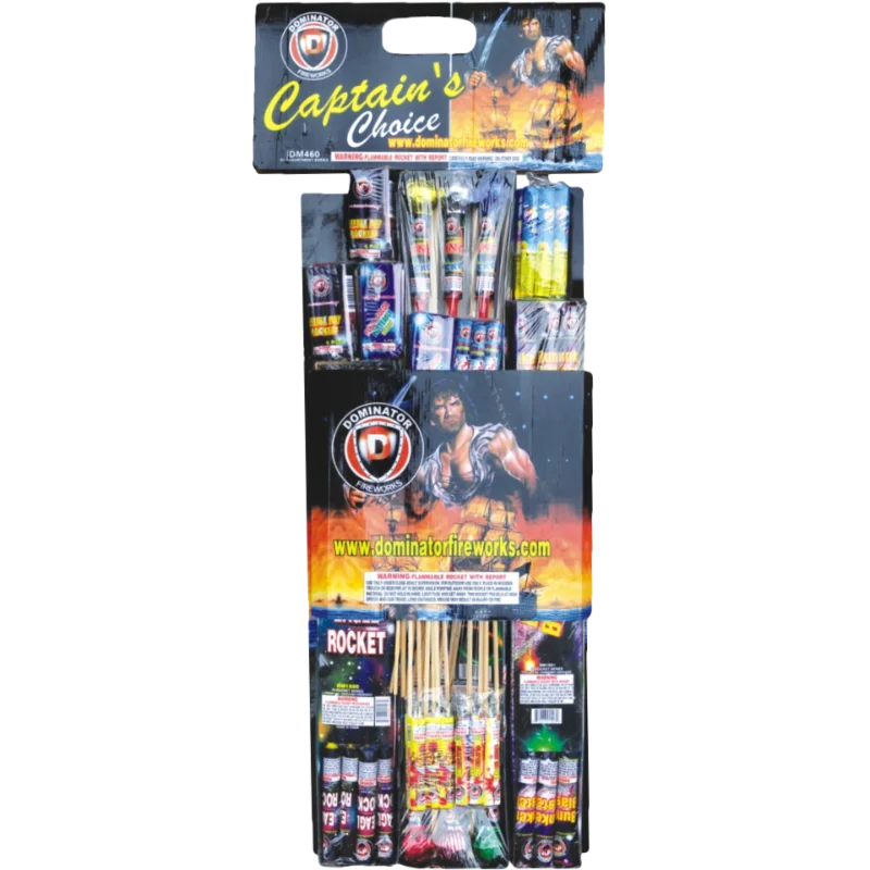 The Captain's Choice Rocket Assortment | Captain Boom Fireworks