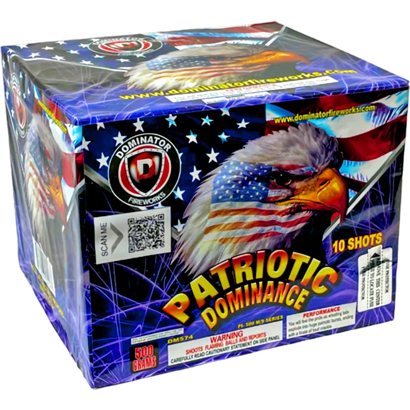 Patriotic Dominance Firework | Captain Boom Fireworks