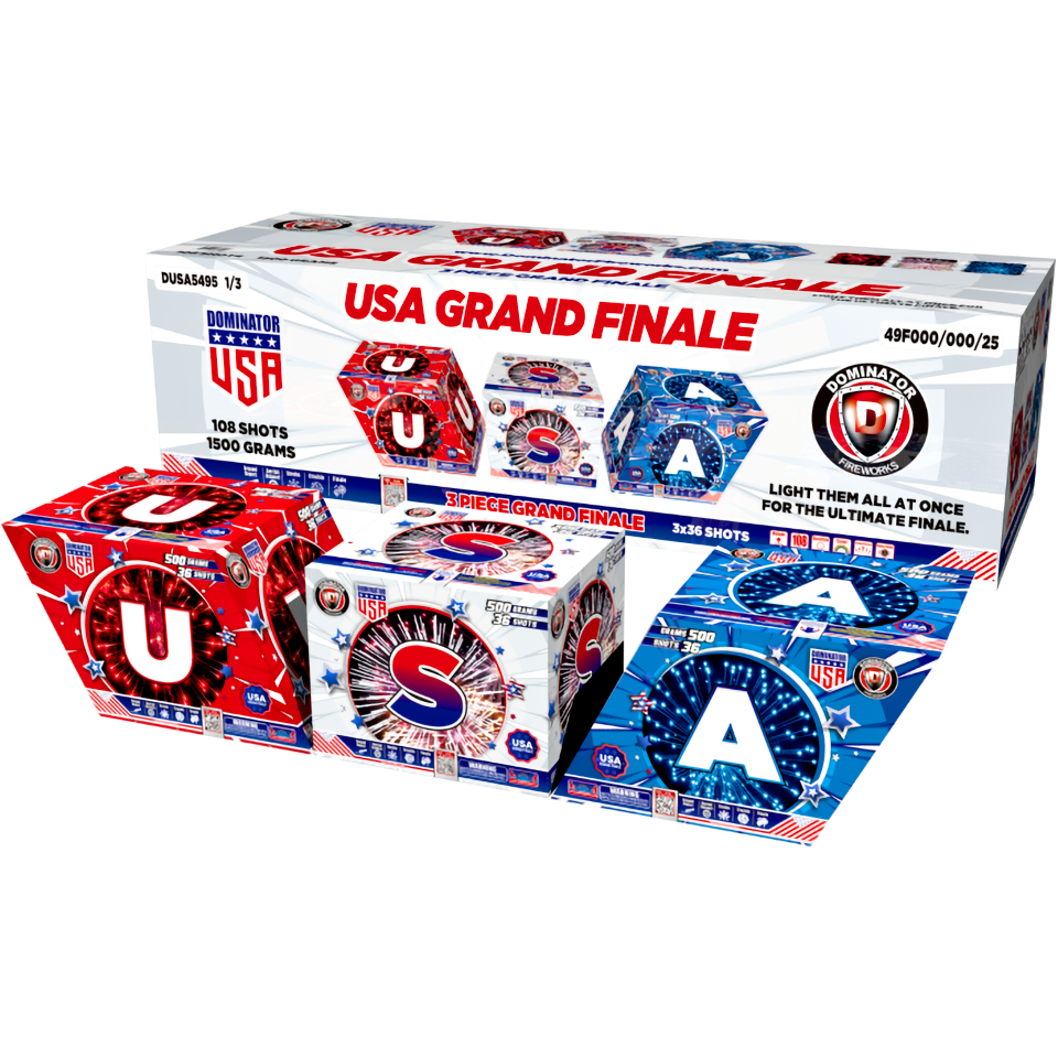 USA Grand Finale | Captain Boom Fireworks