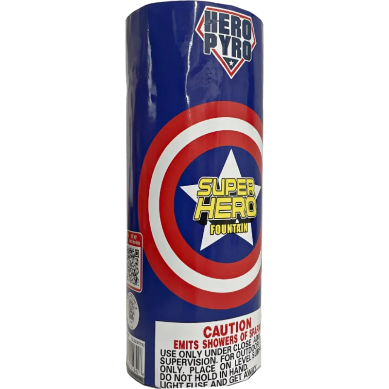 Super Hero Fountain - America | Captain Boom Fireworks