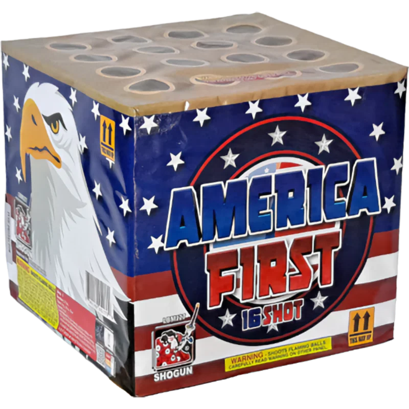 America First: The Ultimate Patriotic 500G | Captain Boom Fireworks