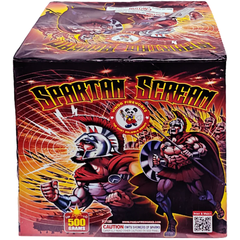 Spartan Scream Fireworks Fountain | Captain Boom