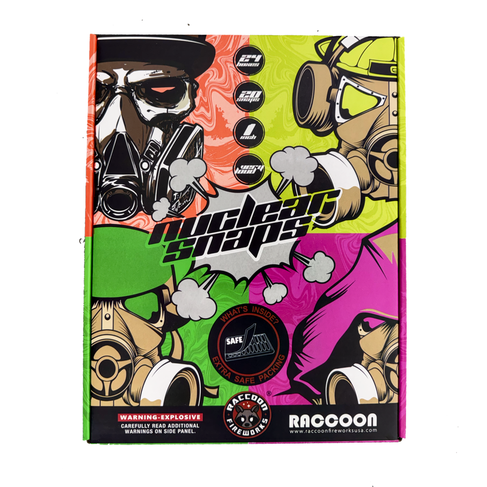 Nuclear Snaps - 24 Boxes | Captain Boom Fireworks