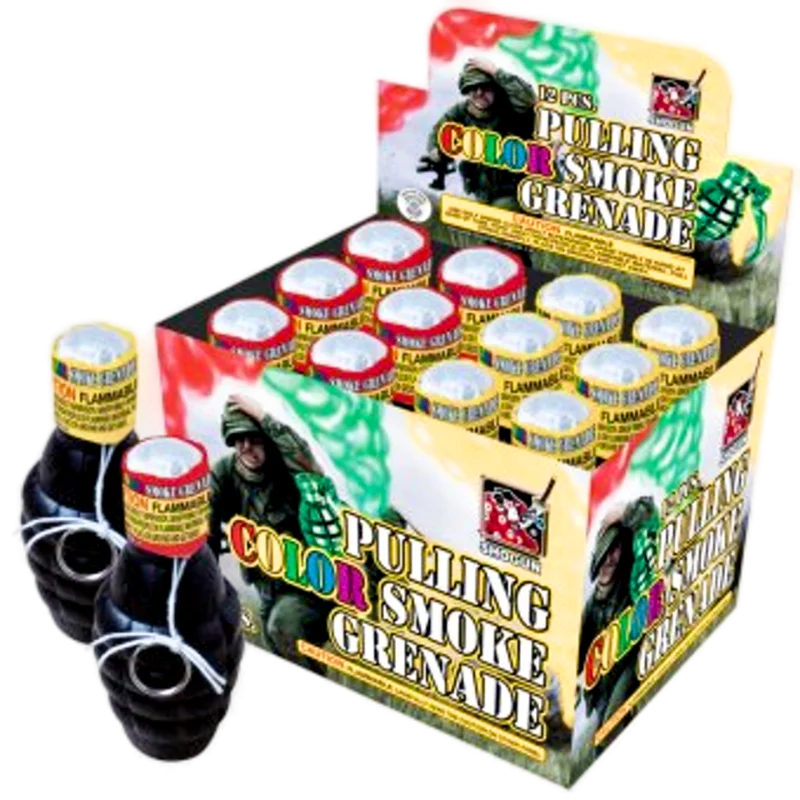 Shogun Color Smoke Grenade Captain Boom Fireworks