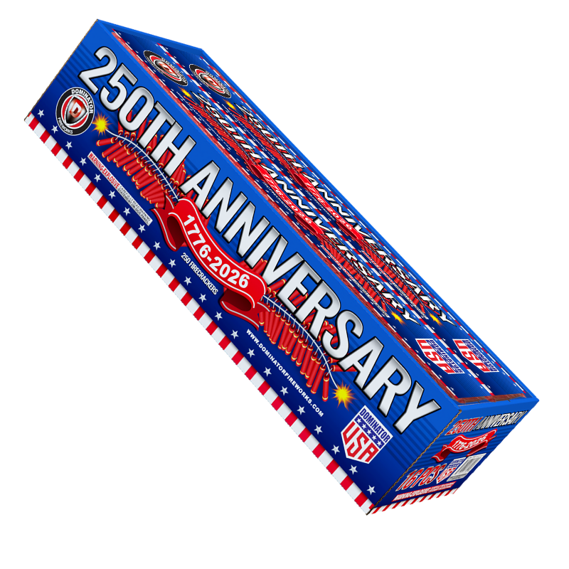 250th Anniversary Firecrackers | Captain Boom Fireworks