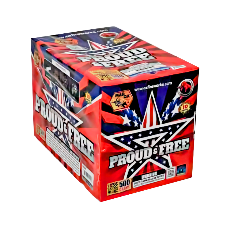 Proud And Free | Captain Boom Fireworks